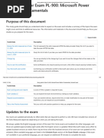 PL-900 Study Guide Overview | PDF | Mobile App | Computer Science