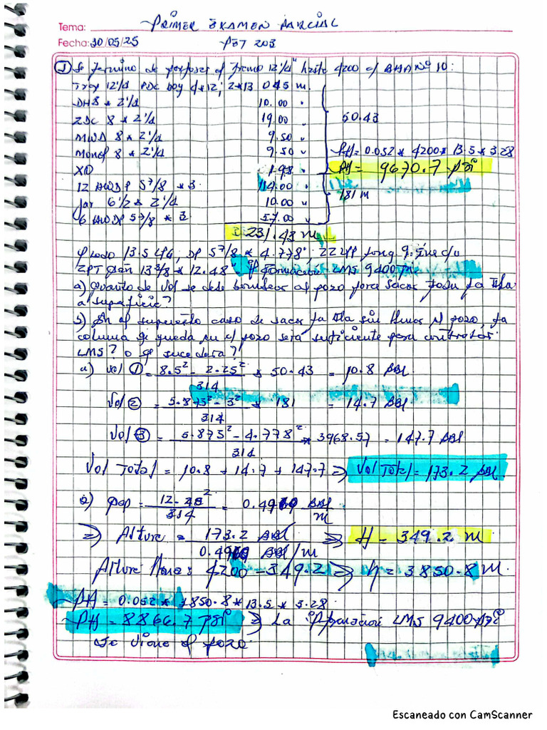 Examen de perfo | PDF