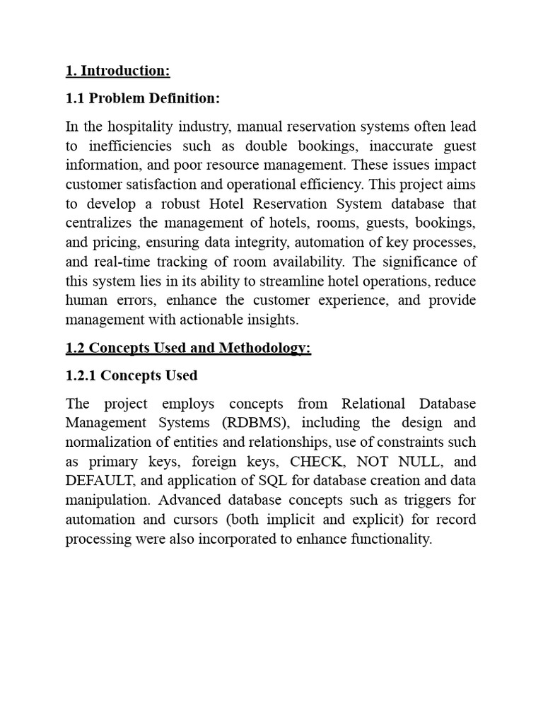 Dbs Report Final | PDF | Relational Database | Sql