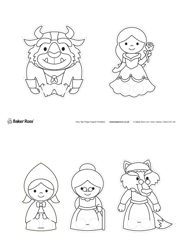 K602 Fairy Tales Finger Puppets | PDF
