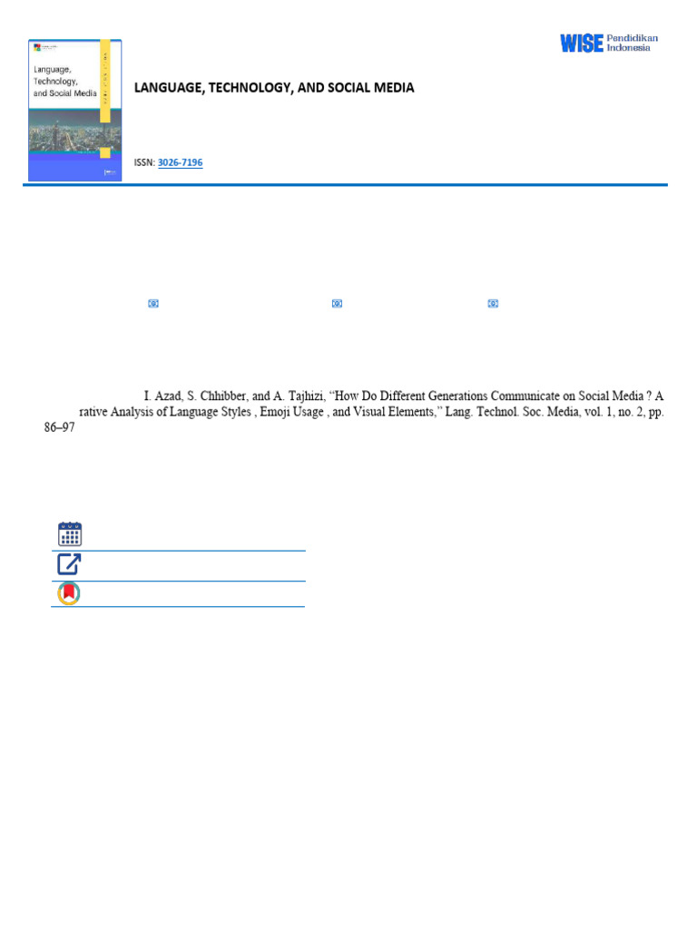 Generational Communication on Social Media | PDF | Communication | Analysis