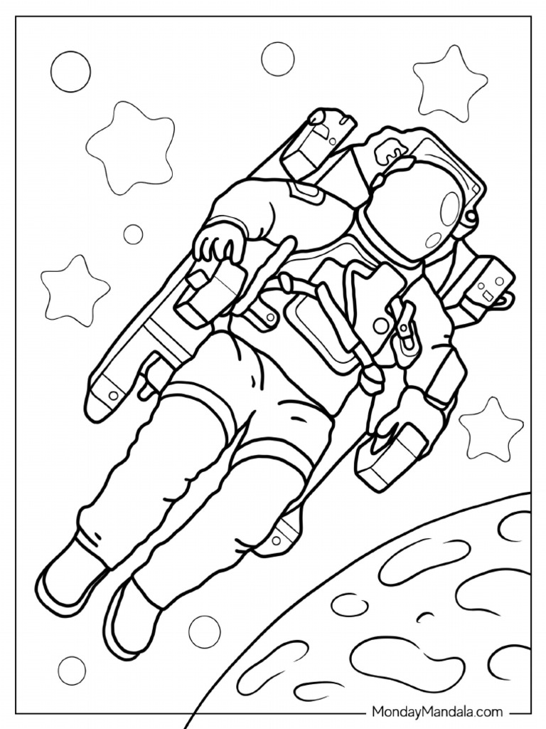 Astronaut Doing Space Walk With Jet Pack | PDF