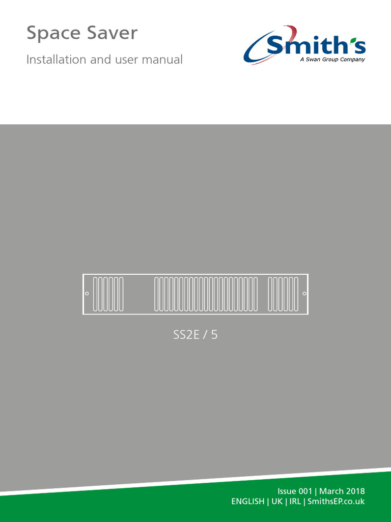 SMTH SS Installation SS2 07 LR | PDF | Power Supply | Safety