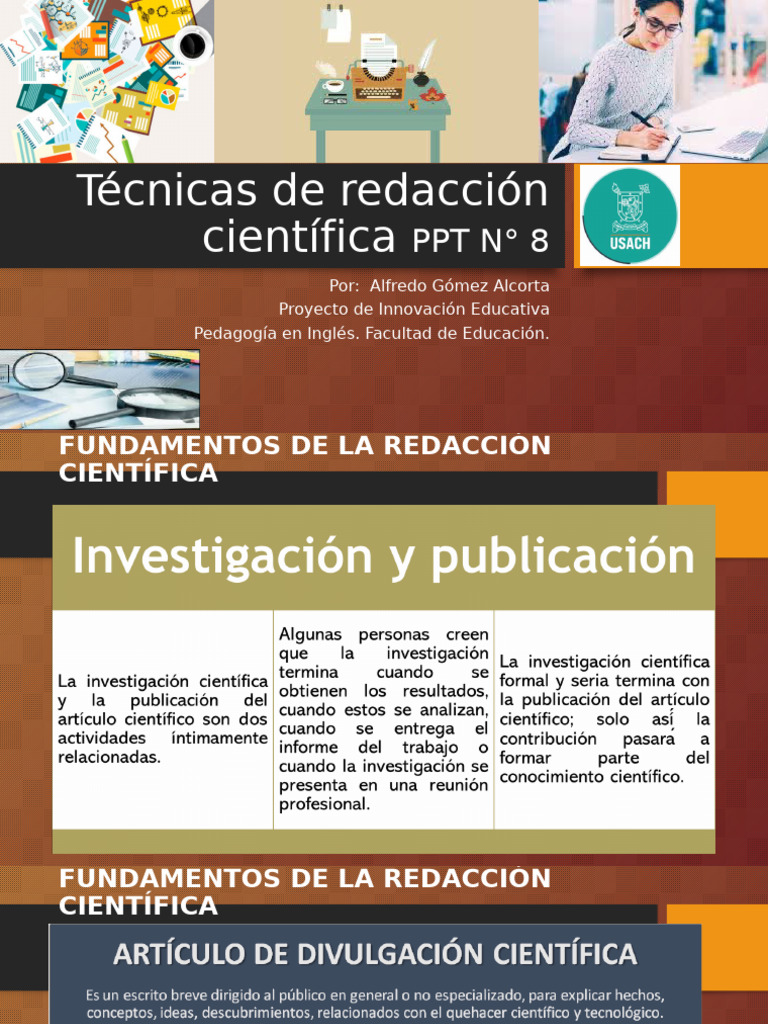 #8 Fundamentos - de - La - Redaccion - Cientifica - 2025 | PDF ...