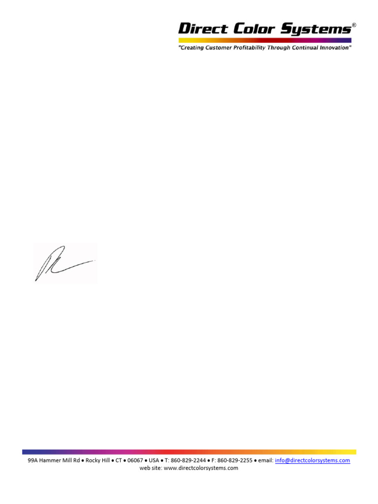 DCS Multisolve Ink RoHS and REACH Declaration 100111 | PDF