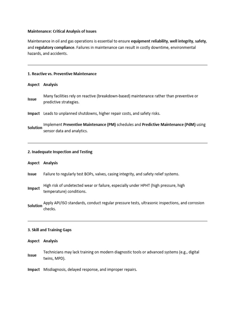 Maintenance Risk Management | PDF | Regulatory Compliance | Safety