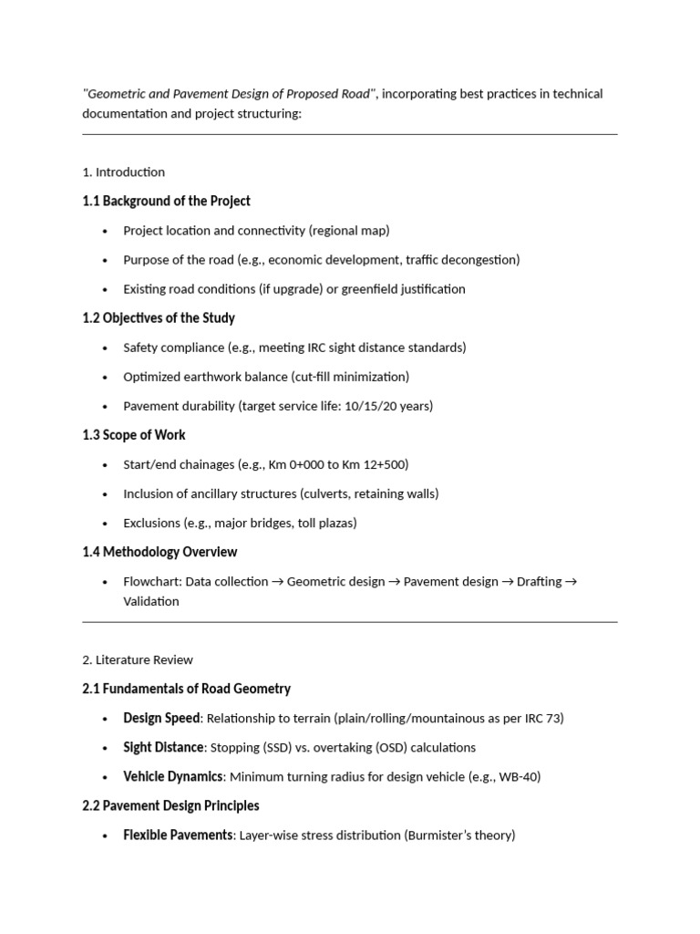 Road Geometric & Pavement Design Guide | PDF | Road Surface | Road