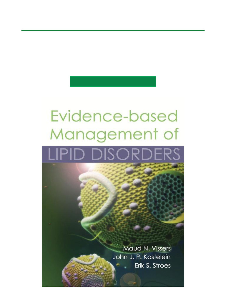Evidence Based Management of Lipid Disorders 1st Edition Best Quality Download | PDF ...