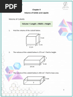 Cube and Prism Volume Worksheets | PDF