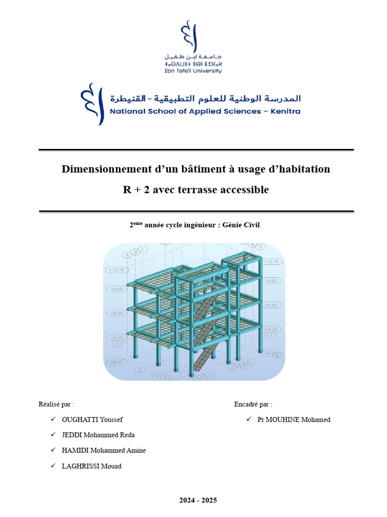 Dimensionnement d'un bâtiment R+2 | PDF | Béton armé | Béton
