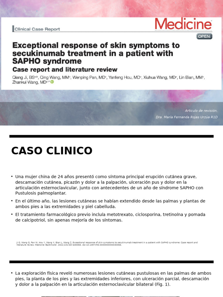 Exceptional Response of Skin Symptoms To Secukinumab Treatment in A ...