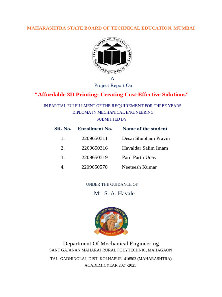 Mega Project Certificate and Index Parth | PDF | Sustainability | 3 D ...