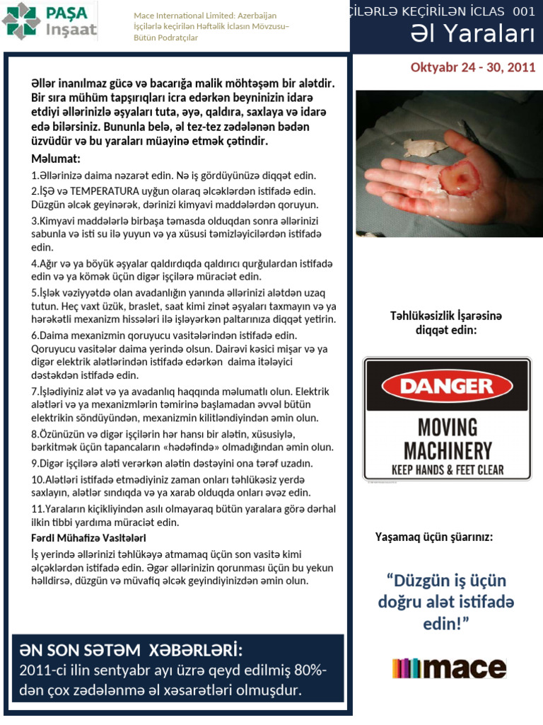 TBT 001 - HAND INJURIES - Azr | PDF