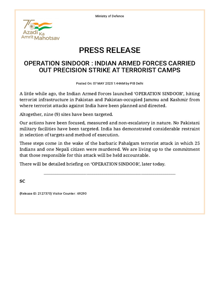 .Trashed-1749265005-Press Release - Press Information Bureau | PDF