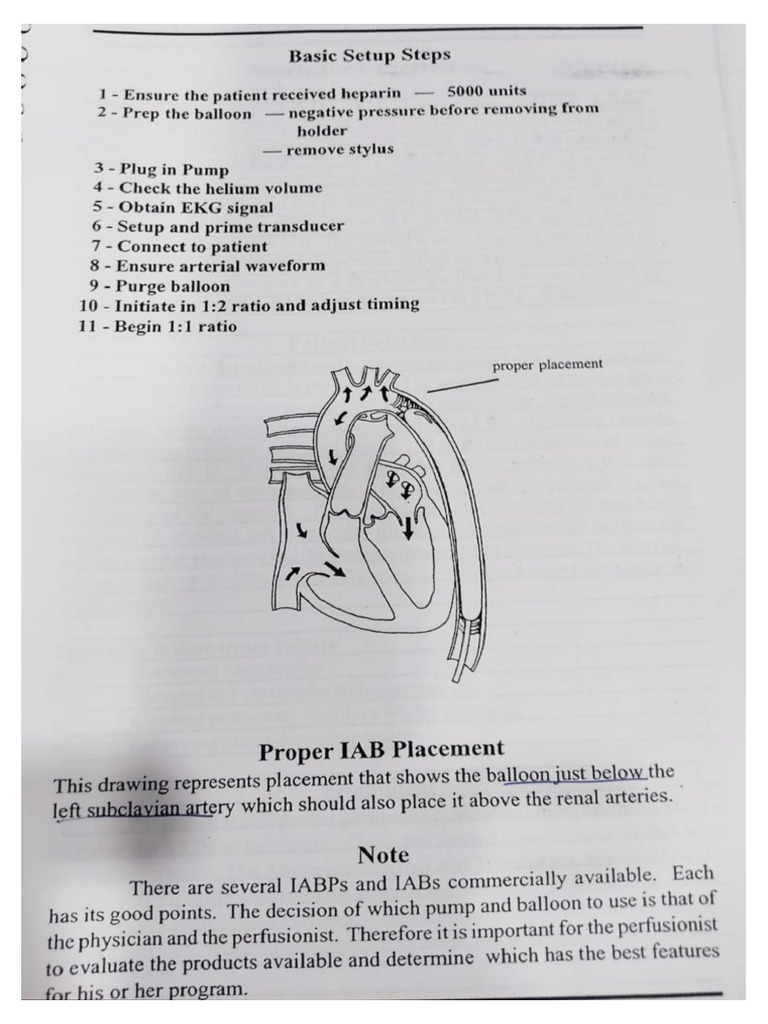 IABP Manual | PDF
