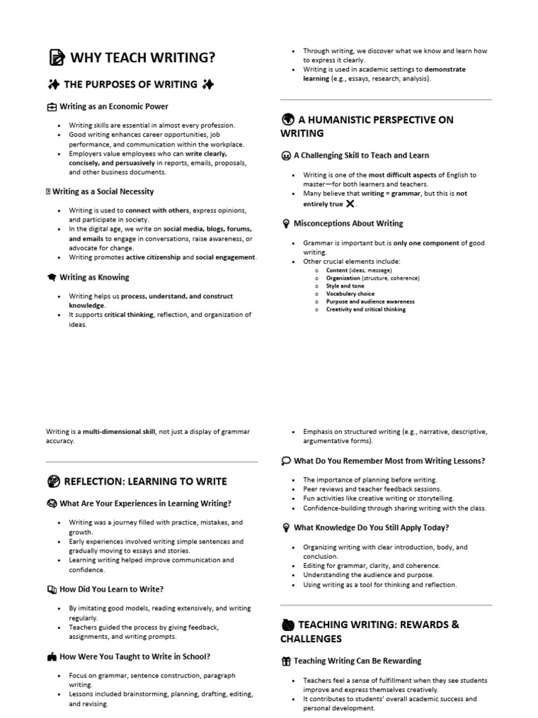 ? WRITING Notes | PDF | Communication | Cognitive Science