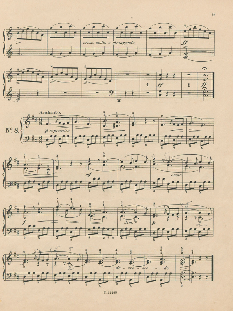 Etude 8 - Gurlitt | PDF