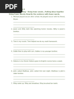 sentence-Scramble-Set-1 - Year 1 | PDF