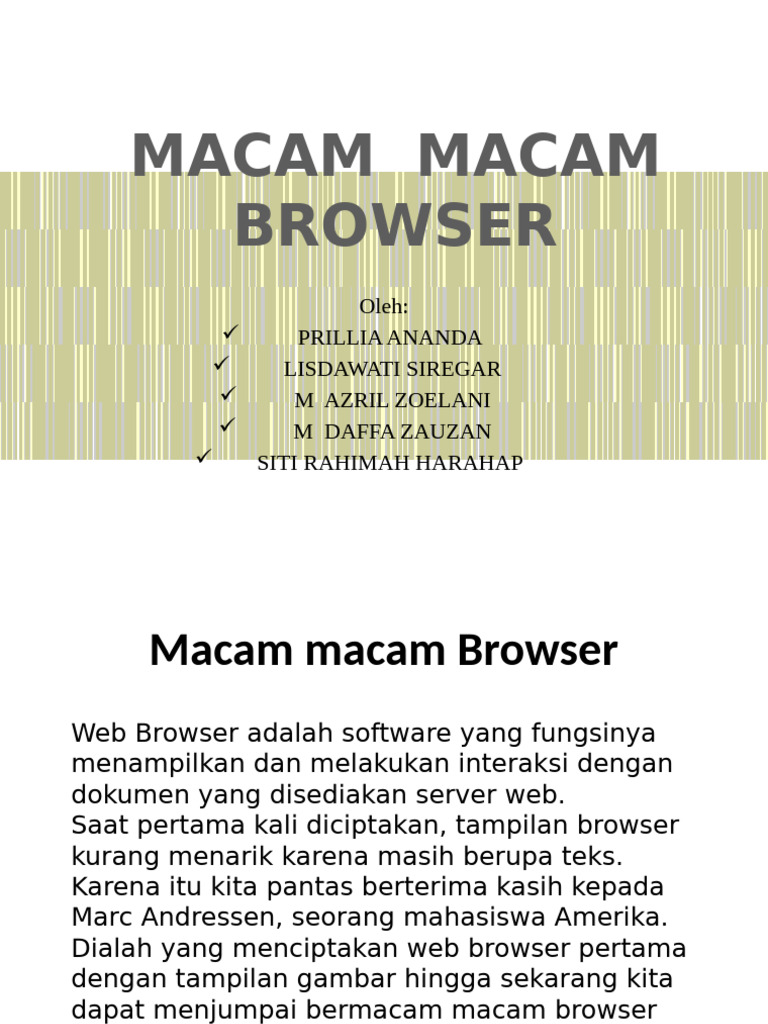 Macam Macam Browser | PDF