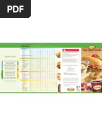 Tim Hortons Nutrition Guide - January 2025 | PDF | Fat | Nutrition ...