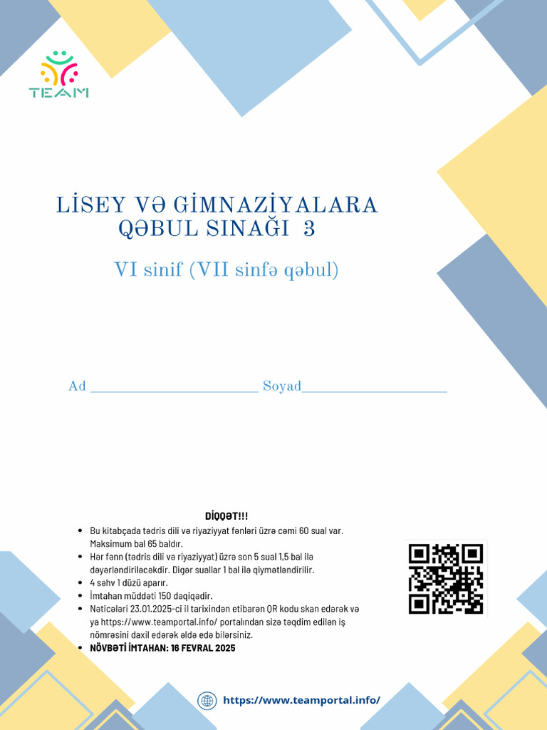 6-Cı Sinif LQS-3 | PDF