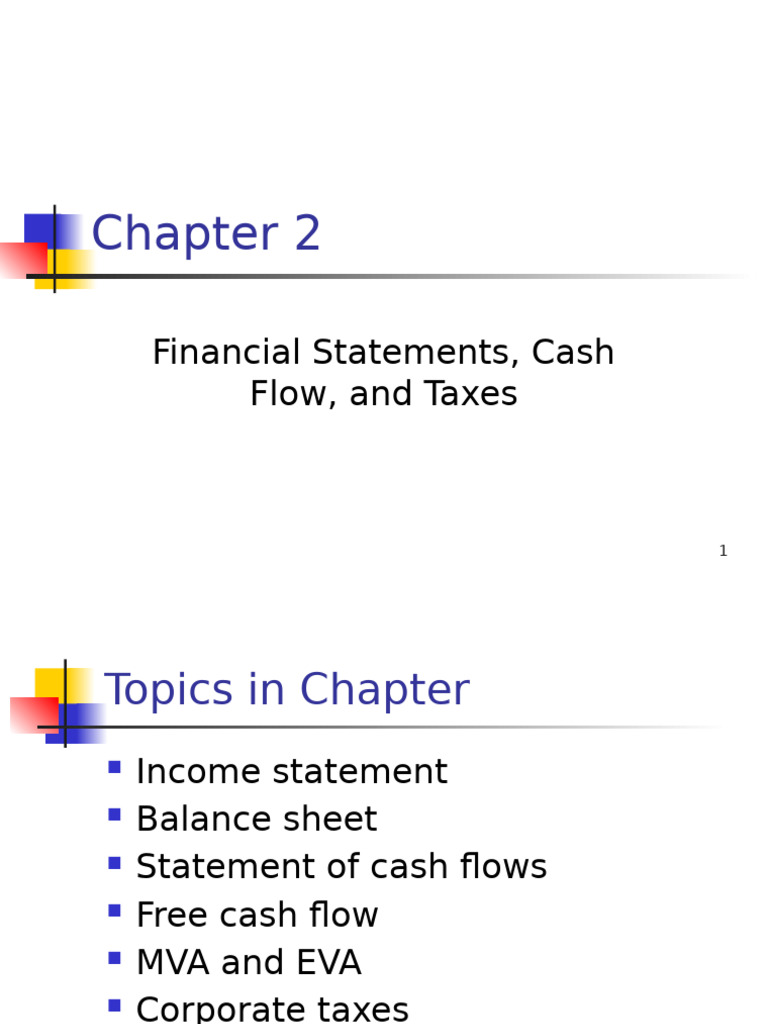Ch02 Financial Statement & Cash Flows | PDF | Dividend | Cost Of Capital