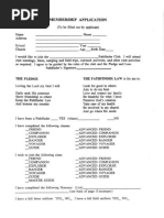 Pathfinder Membership Application Form 2024 | PDF | Health Care