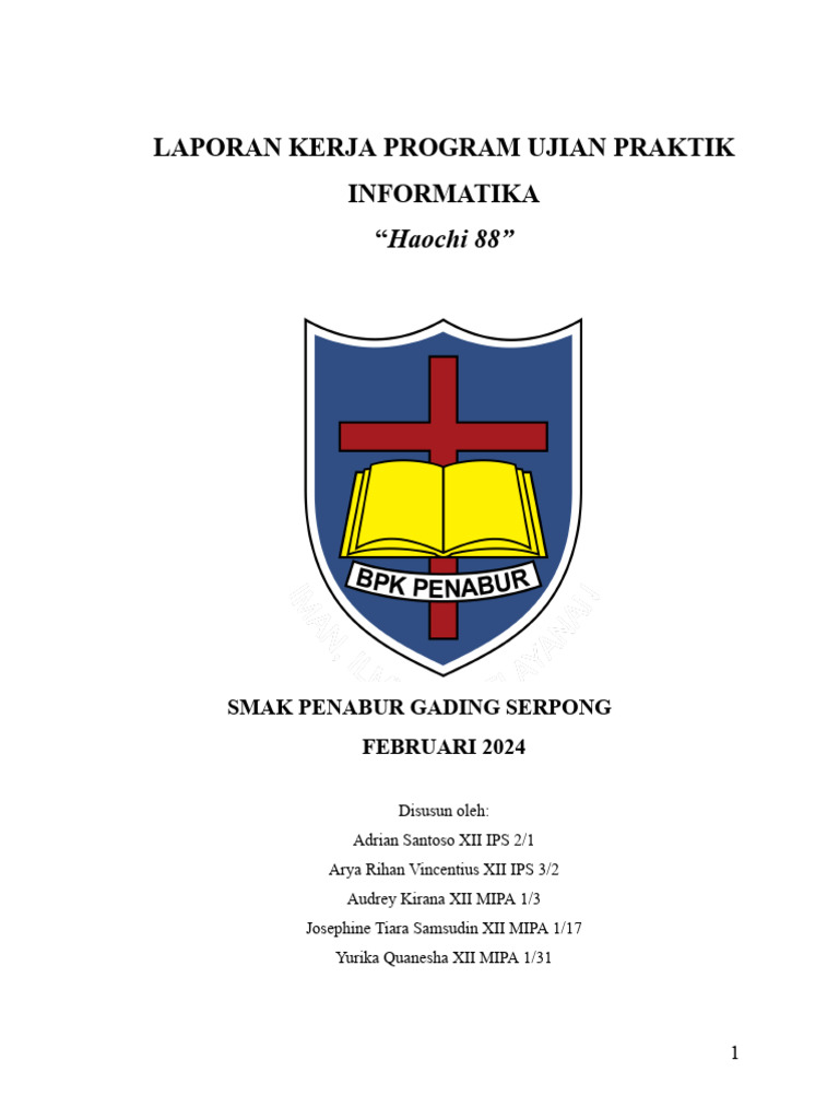 Laporan Uprak Infor | PDF