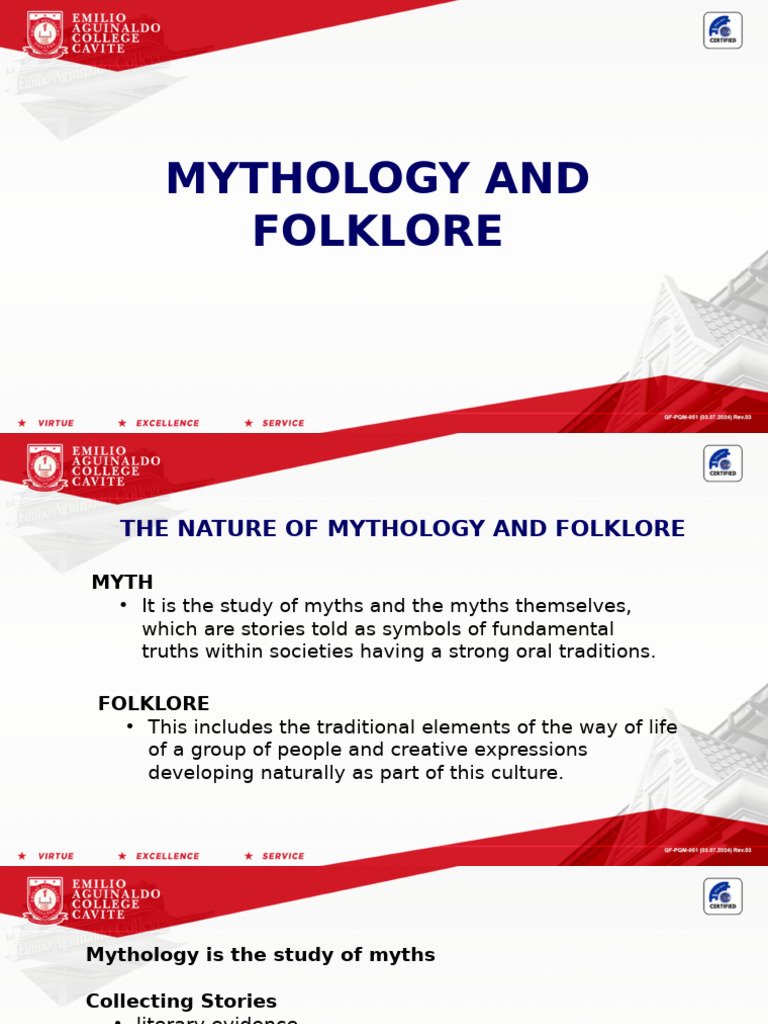 Understanding Mythology and Folklore | PDF | Narrative | Greek Mythology
