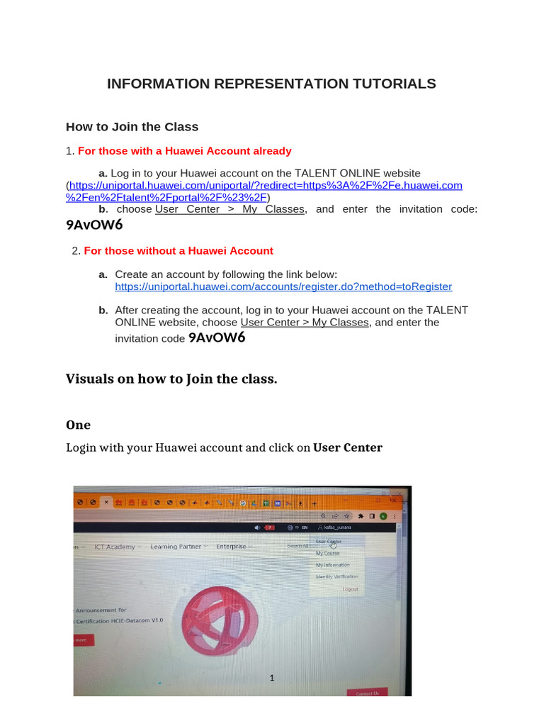 Joining Information Representation Tutorial Class 2025 Def | PDF