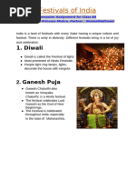 Indian Festivals Project | PDF