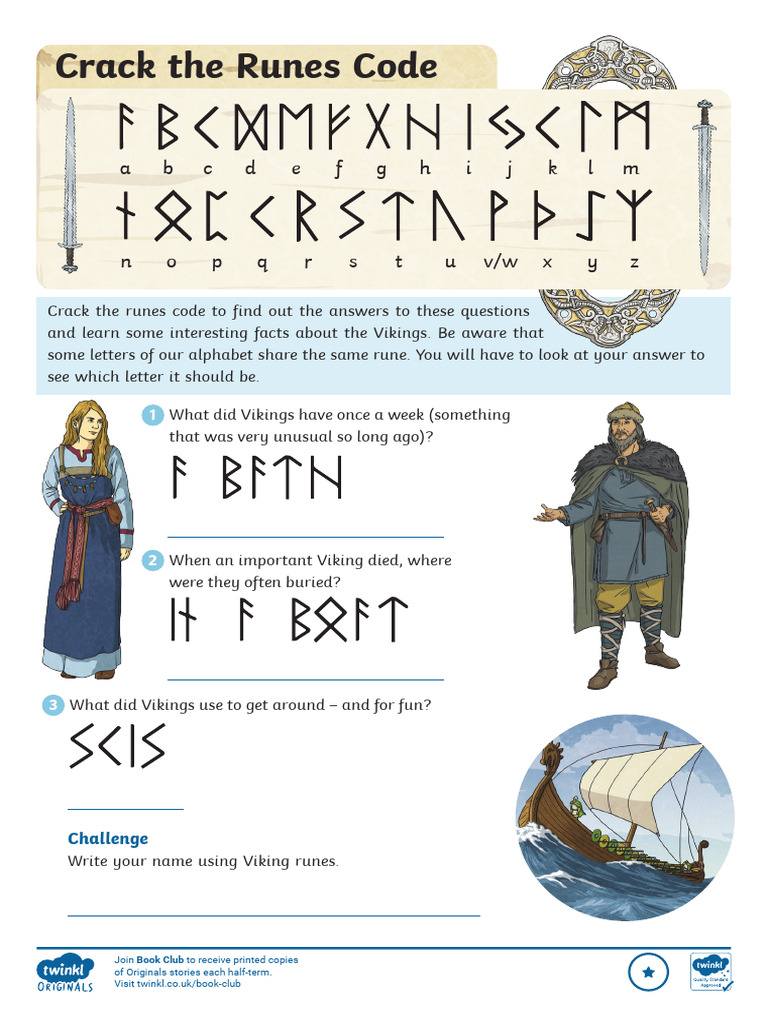 T TP 1638977228 Vikings Crack The Runes Code Ks2 Differentiated ...