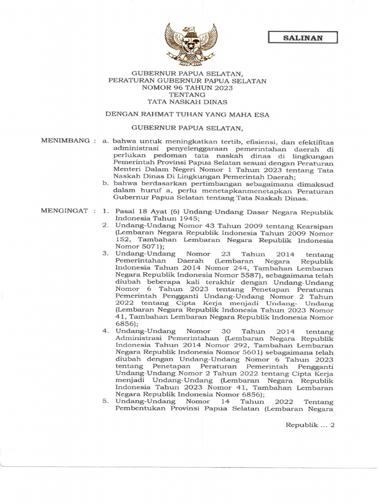 Tata Naskah Dinas PPS 2024 | PDF