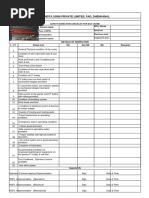 Shift Handover Document | PDF | Equipment | Construction Equipment