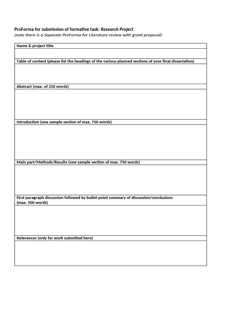 Template For Submission of Formative Task - Other Projects | PDF