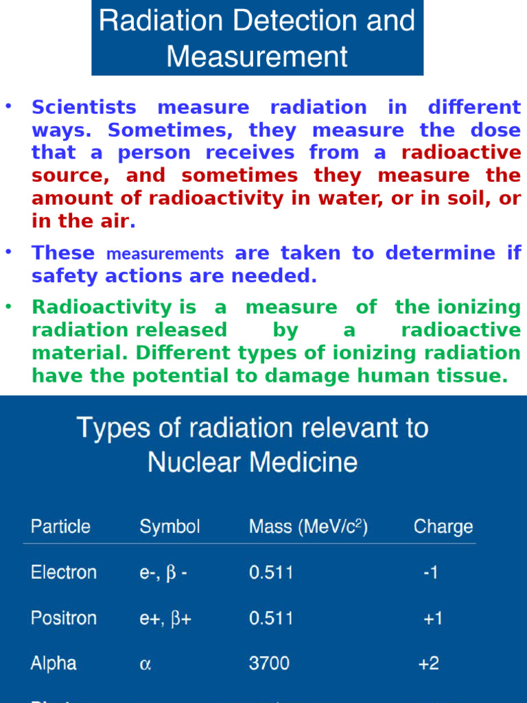 Unit VI - Ionizing Radiation | PDF | Radiation | Vacuum Tube