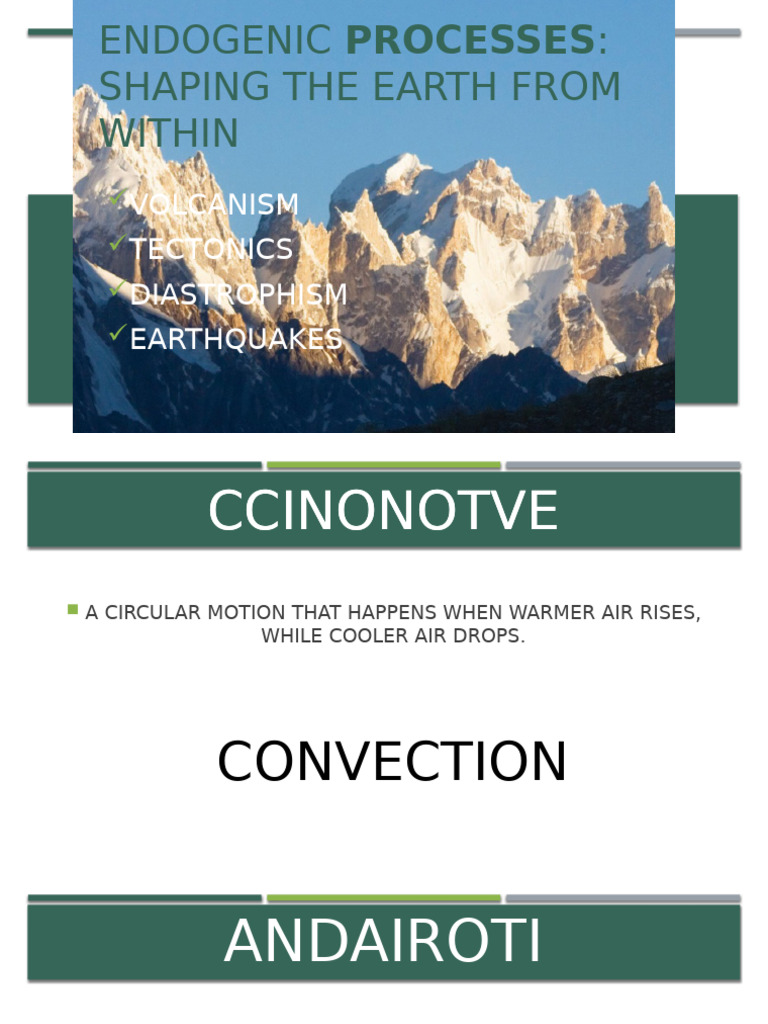 ENDOGENIC PROCESSESshs | PDF