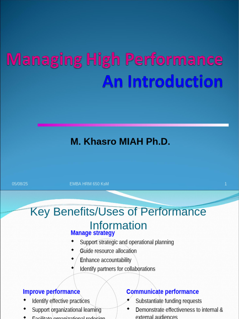 Lec 1 part I | PDF | Human Resource Management | Goal