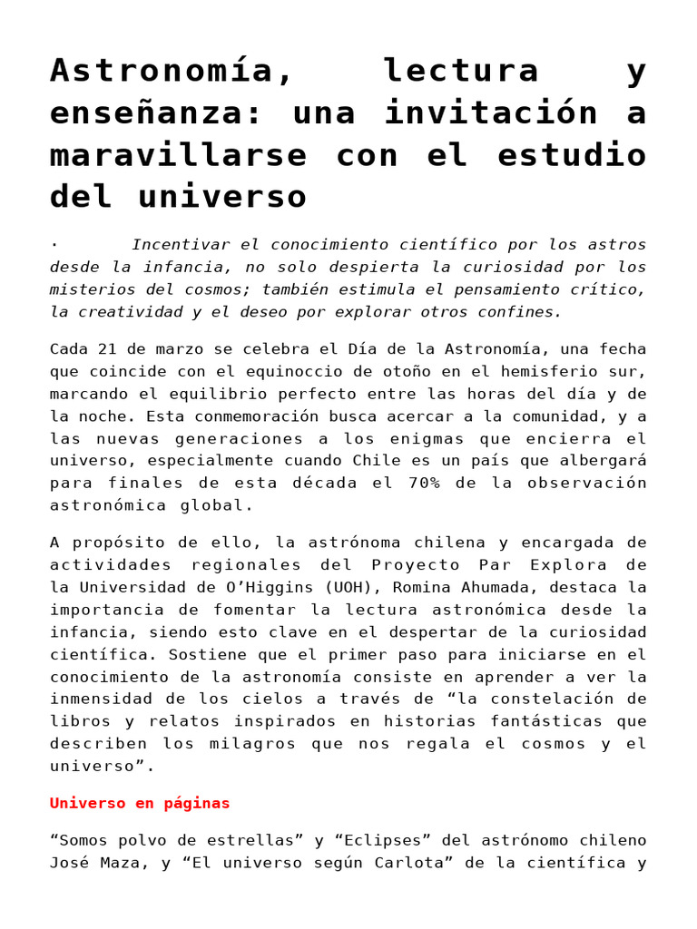 Astronomía | PDF | Astronomía | Observatorio
