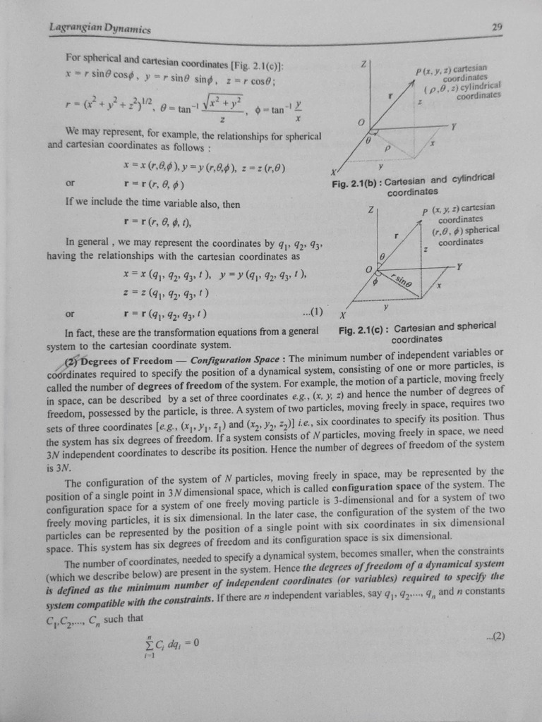 Classical Dynamics Unit 1 | PDF | Lagrangian Mechanics | Hamiltonian ...