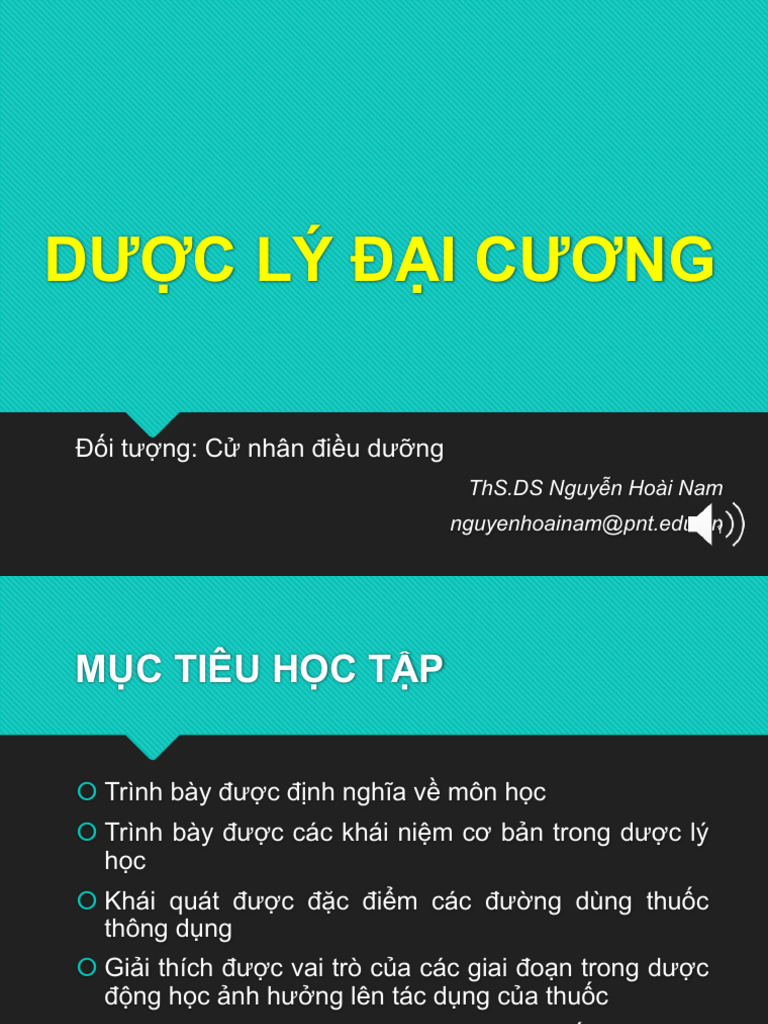 Khoa Duoc-Duoc Ly-Duoc Ly Dai Cuong Part 2-Nguyen Hoai Nam-Dieu Duong | PDF
