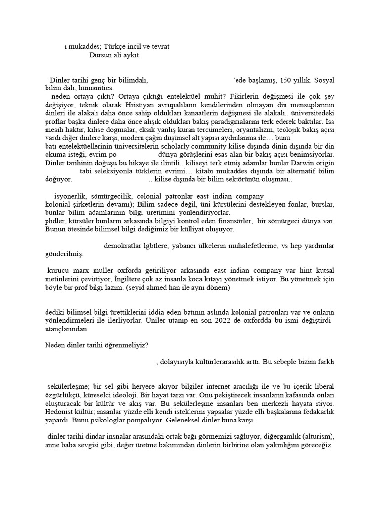 Dinler Tarihi | PDF