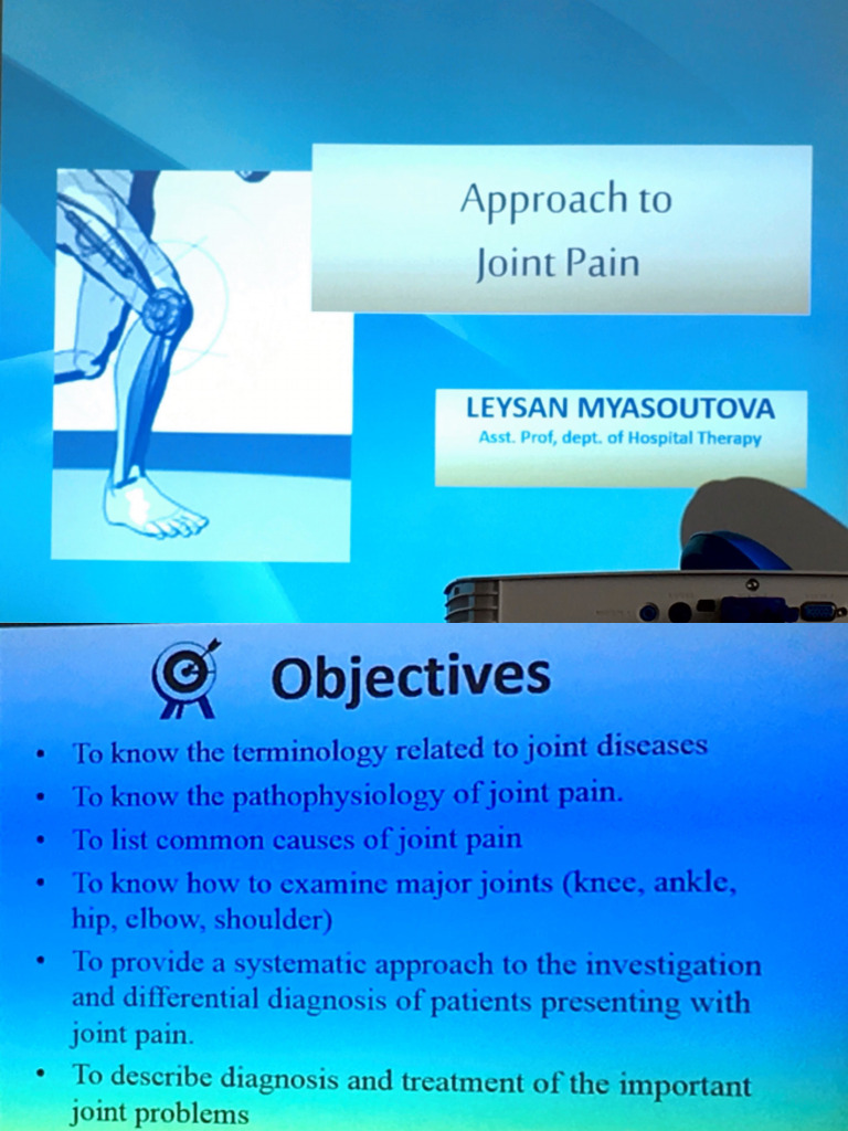 Approach To Joint Pain | PDF