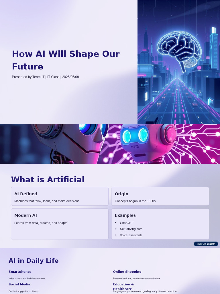How AI Will Shape Our Future | PDF | Artificial Intelligence ...