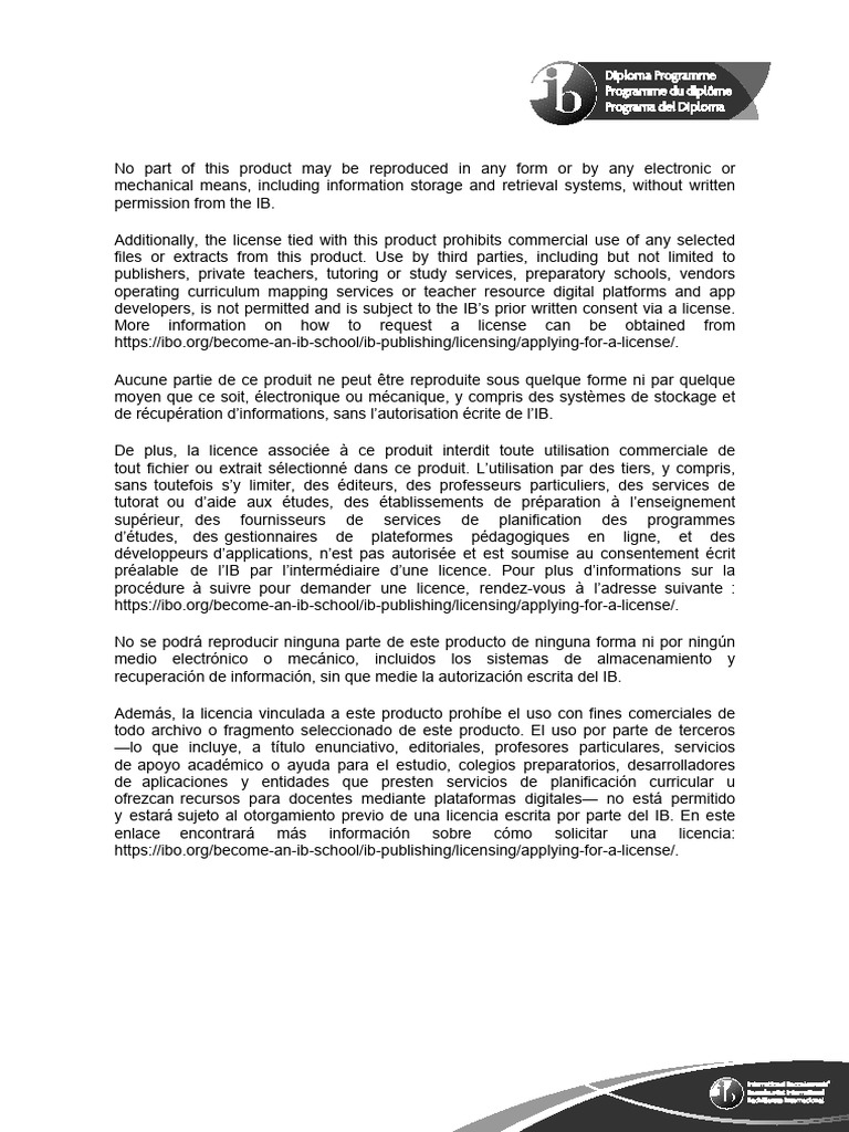 Spanish Ab Initio Paper 2 Reading Comprehension Text Booklet SL Spanish ...