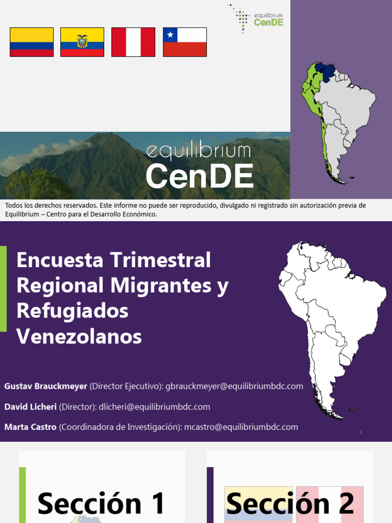 PowerPoint Presentation CenDe | PDF | Migración humana | Venezuela