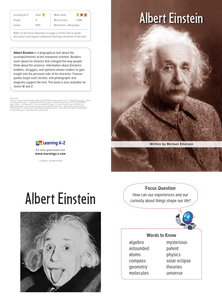 Albert Einstein: A Biographical Overview | PDF | Albert Einstein | Matter