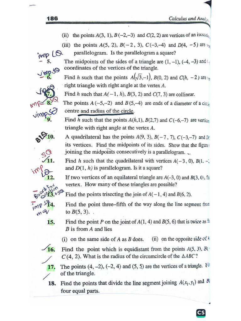 CH 4 Maths | PDF