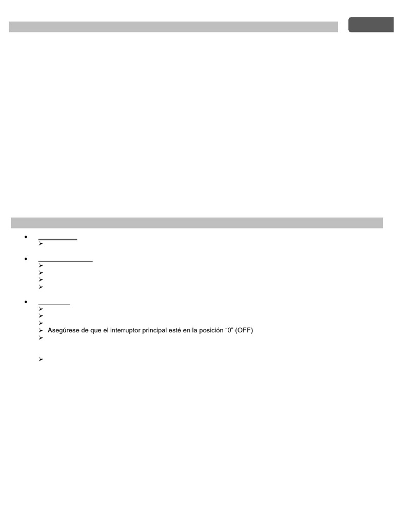 Manual - Plancha | PDF | Cambiar | Líquidos