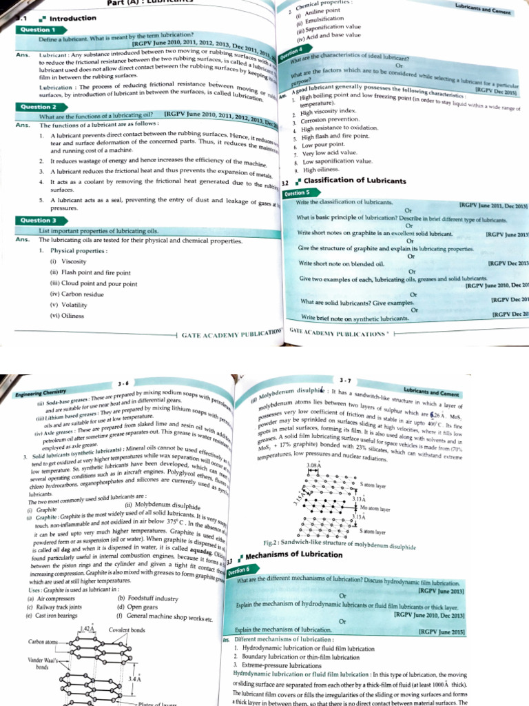 Unit3 Lubricant Book (Odd) | PDF | Lubricant | Friction